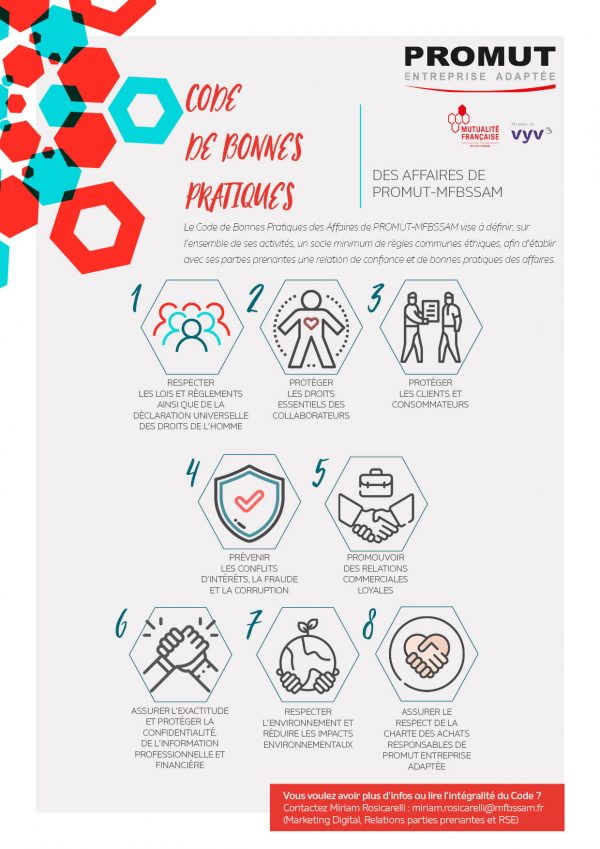 Ethique en entreprise : le guide des 8 bonnes pratiques PROMUT-MFBSSAM ...